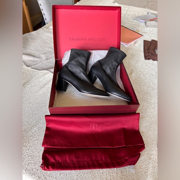 Tamara Mellon | Other | Tamara Mellon Ladies Kid Skin Boots Color Black ...